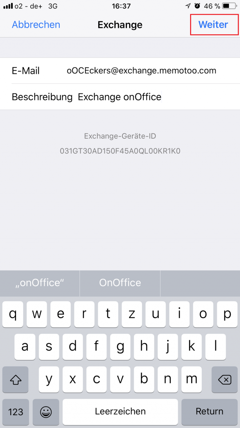 onOffice Sync über memotoo - Onlinehilfe | onOffice Hilfe